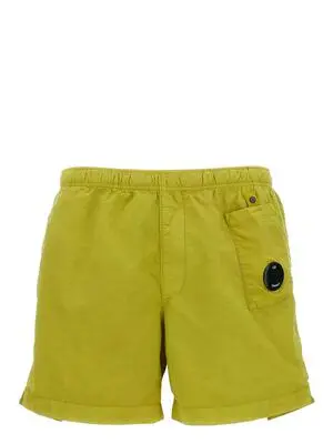 C.P. COMPANY Logo-detail Swim Shorts - Green