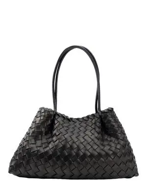 ELLEME Dimple Tote Medium Woven Leather
