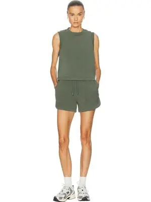 Varley Shea Crop Tank Top Thyme