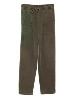 JAMES PERSE Herringbone Trousers - Green