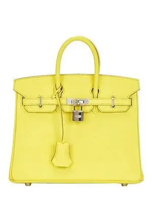 Hermès Epsom Birkin 25 Handbag - Lime