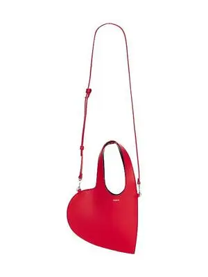 Coperni Mini Heart Top Handle Bag - Red
