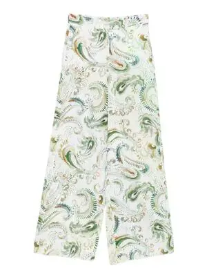 Marella Belt-loop Pocket Trousers - White