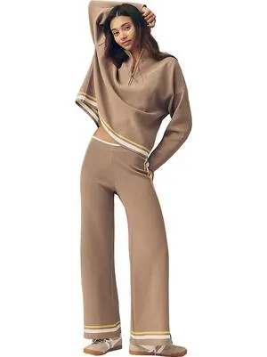 The Upside Veneto Knit Pants - Brown