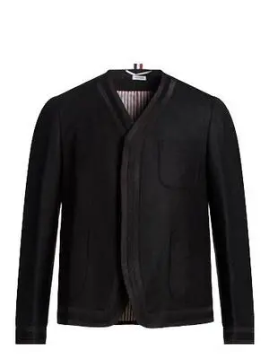 THOM BROWNE THOM BROWNE Wool Silk Overshirt