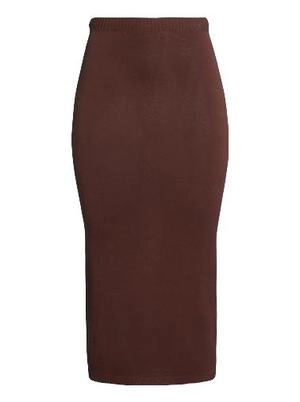 KONTATTO Knitted Midi Skirt - Brown