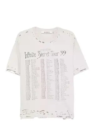 MISBHV Tour 99 Distressed T-shirt - Neutrals