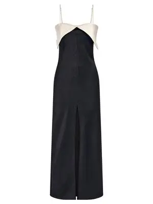 Nanushka Satin Nelma Maxi Dress - Black
