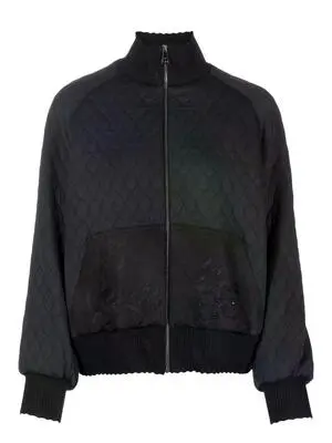 Shiatzy Chen Genisis Quilted Embroidered Jacket - Black