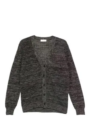 ROBERTO COLLINA V-neck Cardigan - Grey