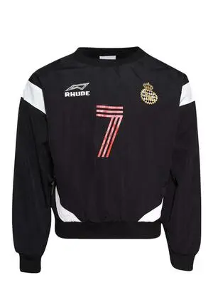 Rhude Lago Soccer Jersey Sweater - Black