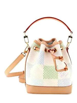 LOUIS VUITTON Noe Nm Nano Bucket Bag Limited Edition Damierlicious Giant - Multicolour