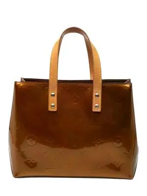 LOUIS VUITTON 2003 Monogram Vernis Reade Pm Handbag - Brown
