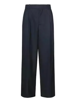Loewe Pleat-detailing Tailored Trousers - Blue