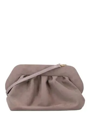 THEMOIRE THEMOIRE' Bios Suede Clutch Green