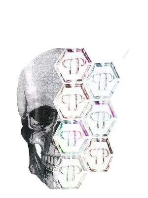 Philipp Plein Skull-print Crew-neck Sweatshirt - White