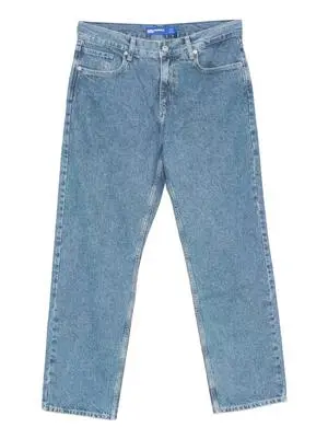 Karl Lagerfeld Logo-patch Jeans - Blue