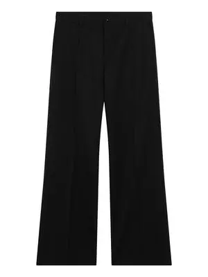 Dolce & Gabbana Tailored Cotton Trousers - Black