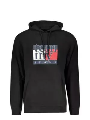 Tommy Hilfiger Logo-print Hoodie - Black