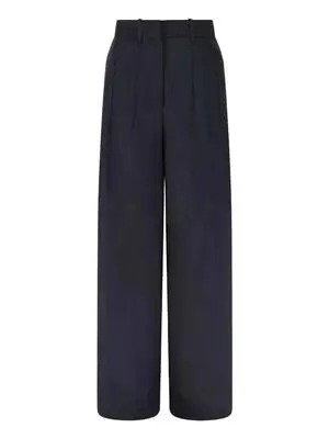 NINE:INTHE:MORNING Pleated Wide-leg Trousers - Blue