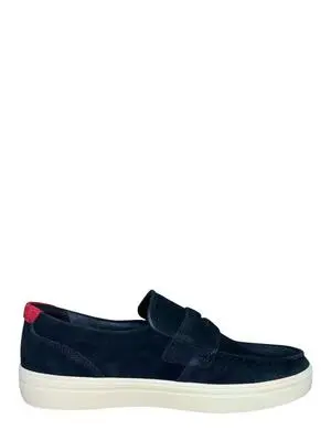 Tommy Hilfiger Suede Slip-ons - Blue
