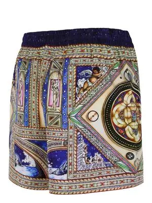 Casablanca Graphic-print Shorts - Neutrals