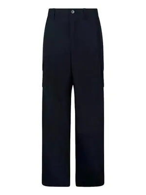 Stone Island Logo-patch Cargo Pants - Blue