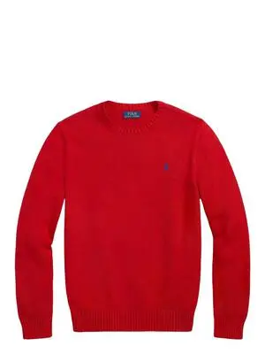 Polo Ralph Lauren Embroidered Logo Sweater - Red