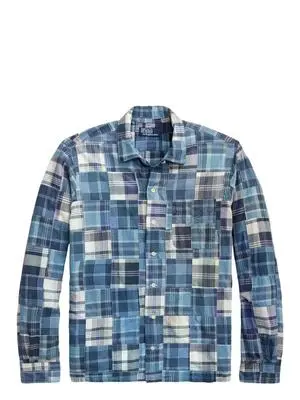 Polo Ralph Lauren Patchwork Check-pattern Shirt - Blue