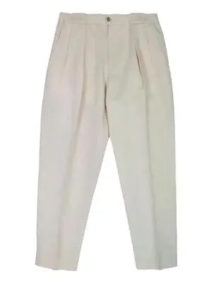 BRIGLIA 1949 Pleated Elasticated-waist Trousers - Neutrals