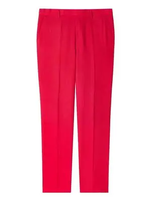 Paul Smith Tape-fit Linen Trousers - Red