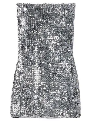 Gucci Sequin Mini Dress - Silver