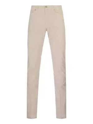 B SETTECENTO Five-pocket Slim-fit Trousers - Neutrals