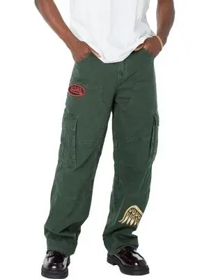 VON DUTCH Baggy Straight Flying Eyeball Cargo Hunter Pant