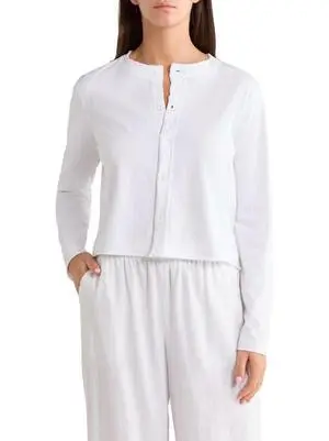 Frank & Eileen Jackie Cotton Cardigan - White