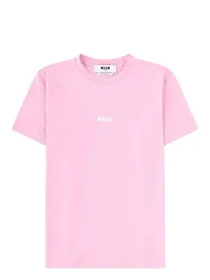 MSGM T-shirt Con Logo - Pink