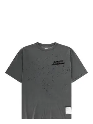 Satisfy T-shirt Con Logo Black