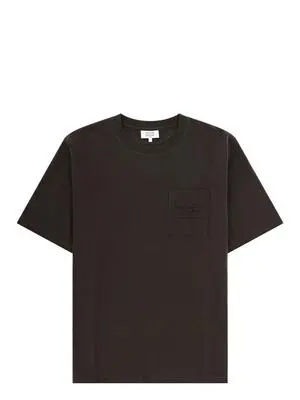 Maison Kitsuné T-shirt "poetic Script - Brown