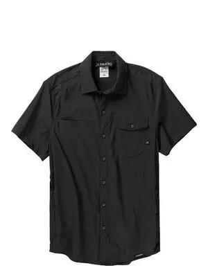 COALATREE Switchback Short-Sleeve Shirt Black