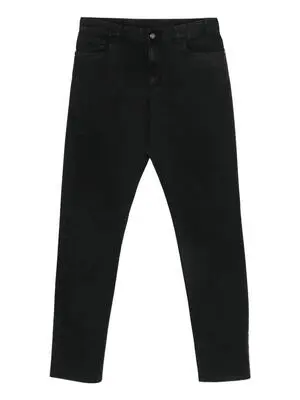 Canali Five-pocket Slim-fit Jeans - Black