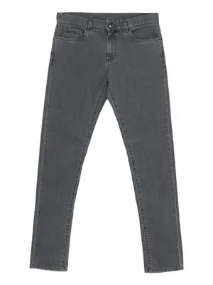 Canali Logo-patch Jeans - Grey