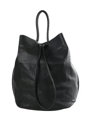 UMA WANG Drawstring Bucket Bag - Black