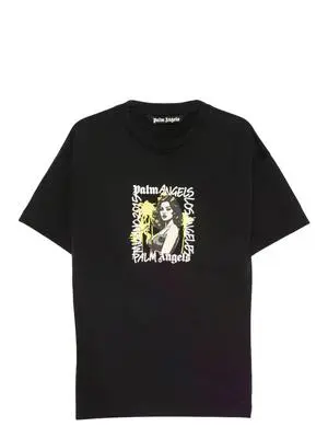 Palm Angels Graphic-print T-shirt - Black