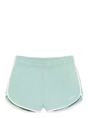 MC2 SAINT BARTH Logo-embroidered Shorts - Green