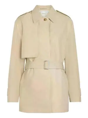 Vince Belted Trench Coat - Neutrals