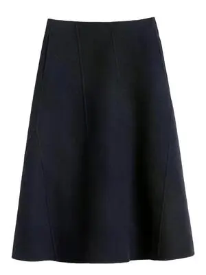 JIL SANDER Panelled A-line Midi Skirt - Blue