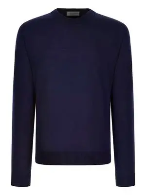 Canali Crew-neck Sweater - Blue