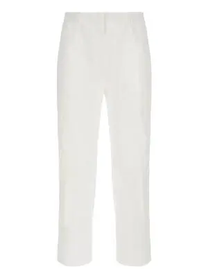 Iceberg Logo-plaque Trousers - White