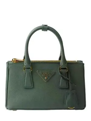 Prada Galleria Saffiano Leather Bag - Green