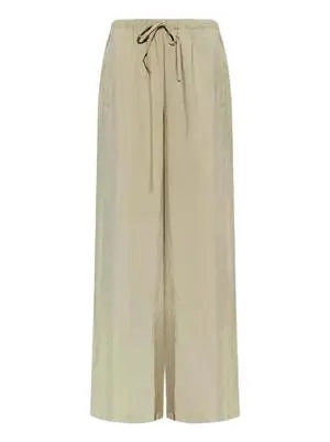 Maison Kitsuné Drawstring Wide-leg Trousers - Neutrals